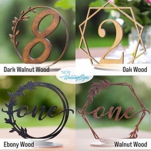 Table Numbers, Rustic Wood Wedding Decor, Table Decor, Event ...