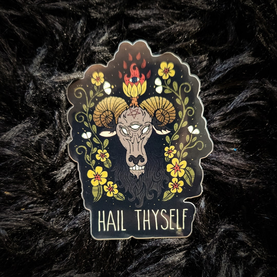 Hail Thyself Vinyl Sticker - Etsy