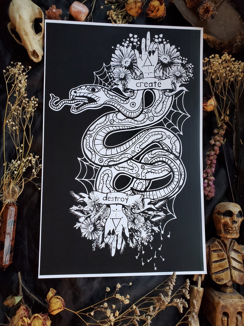 Create Destroy Art Print - Etsy