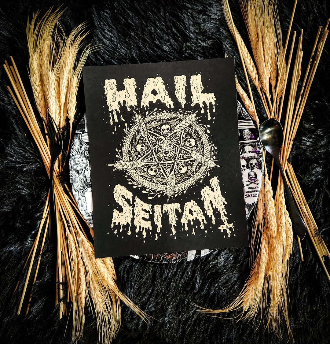 Hail Seitan 8 X 10 Art Print - Etsy