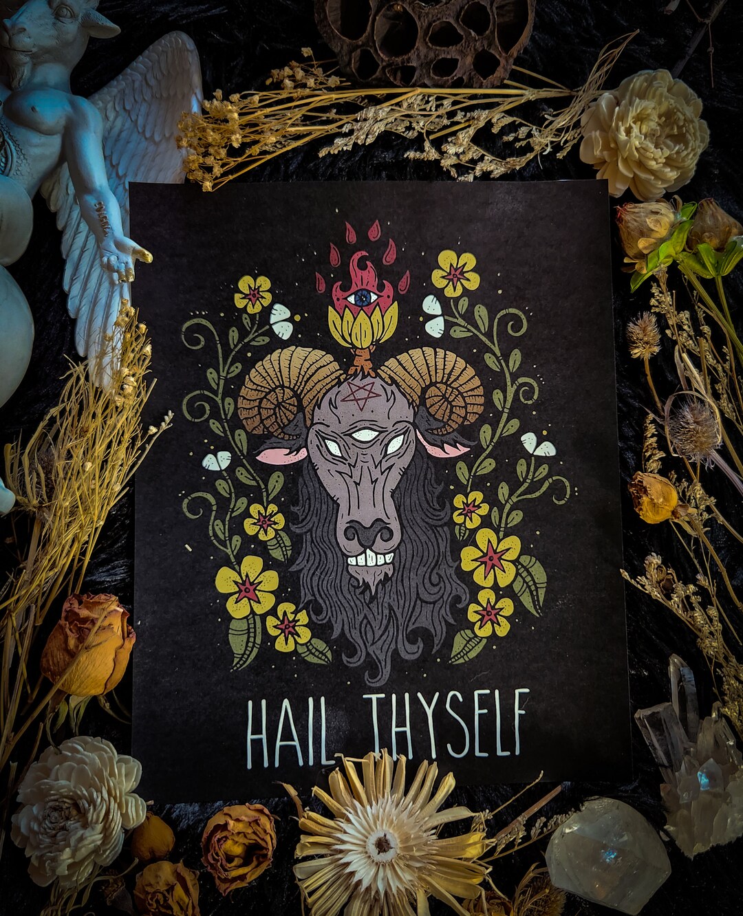 Hail Thyself 8 X 10 Art Print - Etsy