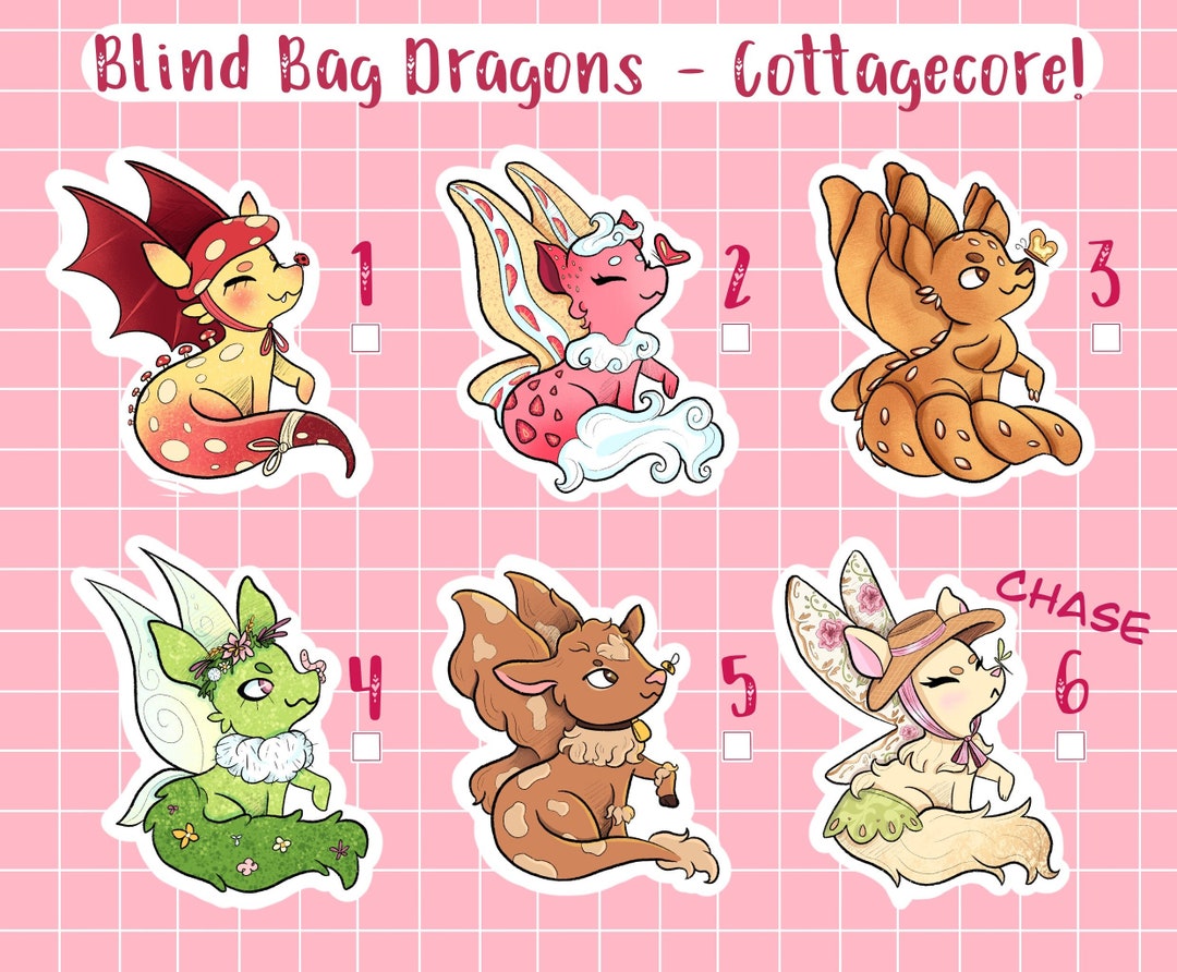 BLIND BAG Dragons Cottagecore - Etsy