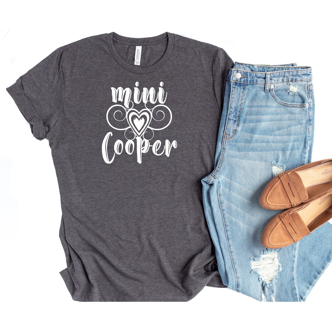 Mini Love Heart, Dark Grey Heather, Mini Cooper, 3001, Car Lover ...