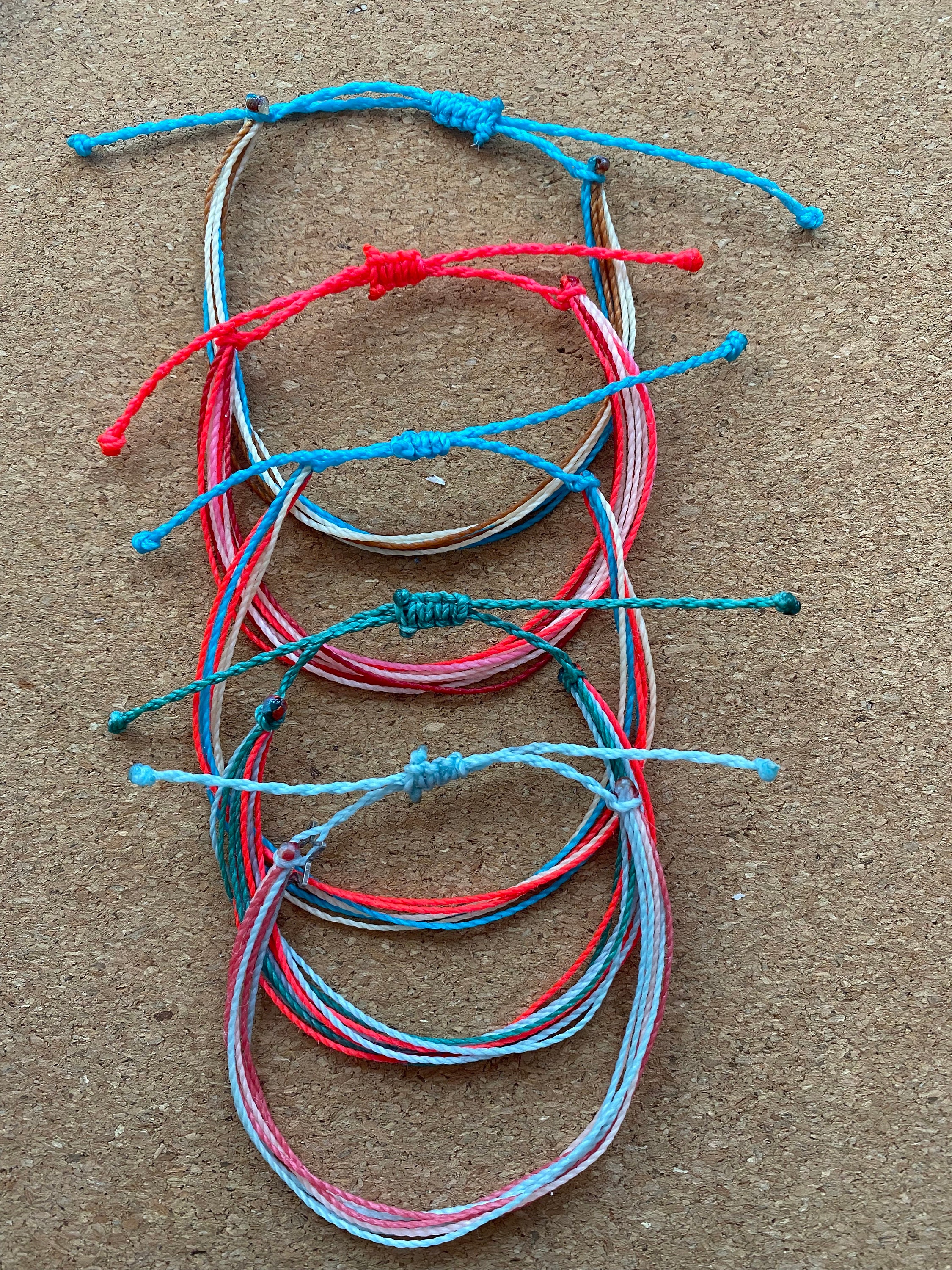 Custom Wax Coated Bracelets (pura Vida Style) - Etsy