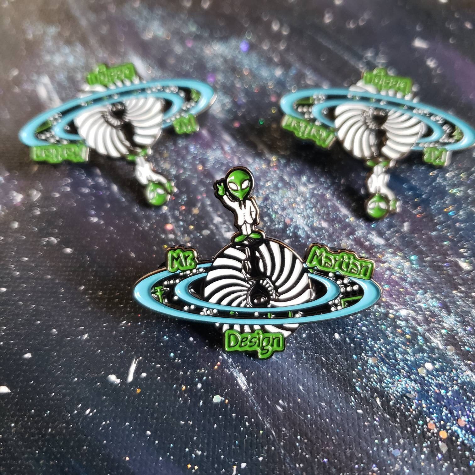 Mr. Martian Logo Pin - Etsy