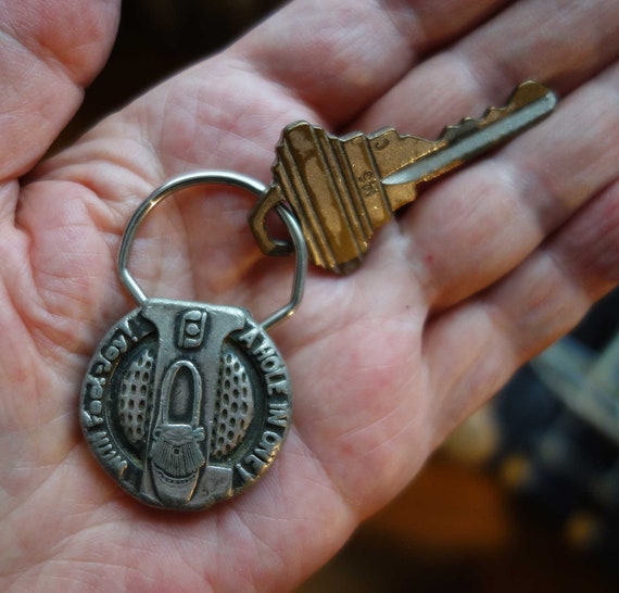 Vintage Hole in One Golf Shoe Key Chain - Gem