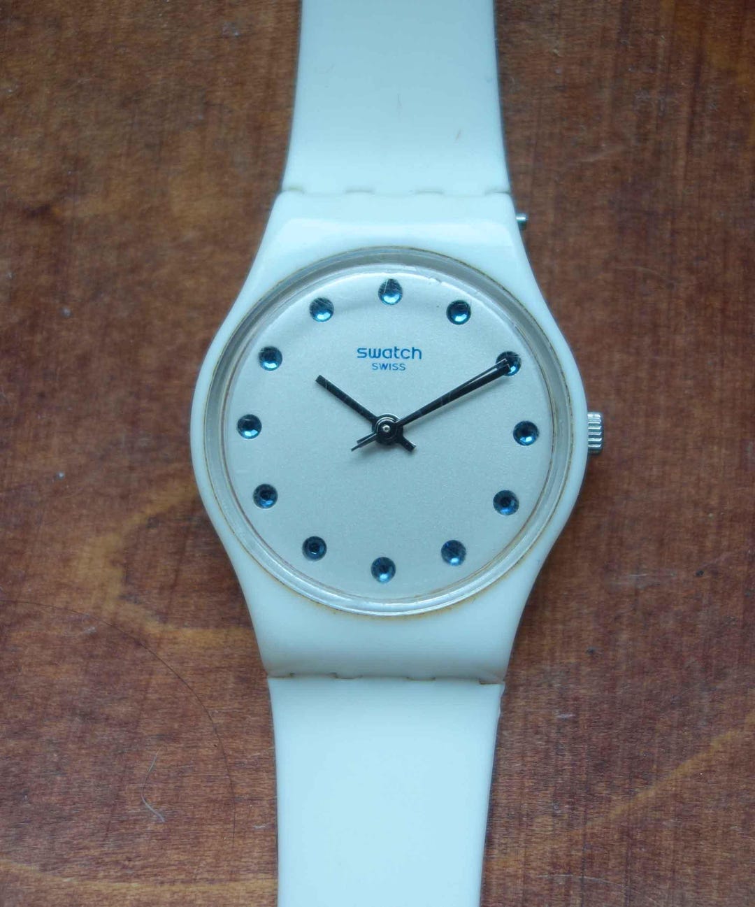 Vintage SWATCH Watch for Women White Swatch Swiss Made IR39 Serial ...