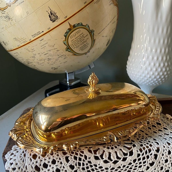 Gold Butter Dish - Etsy