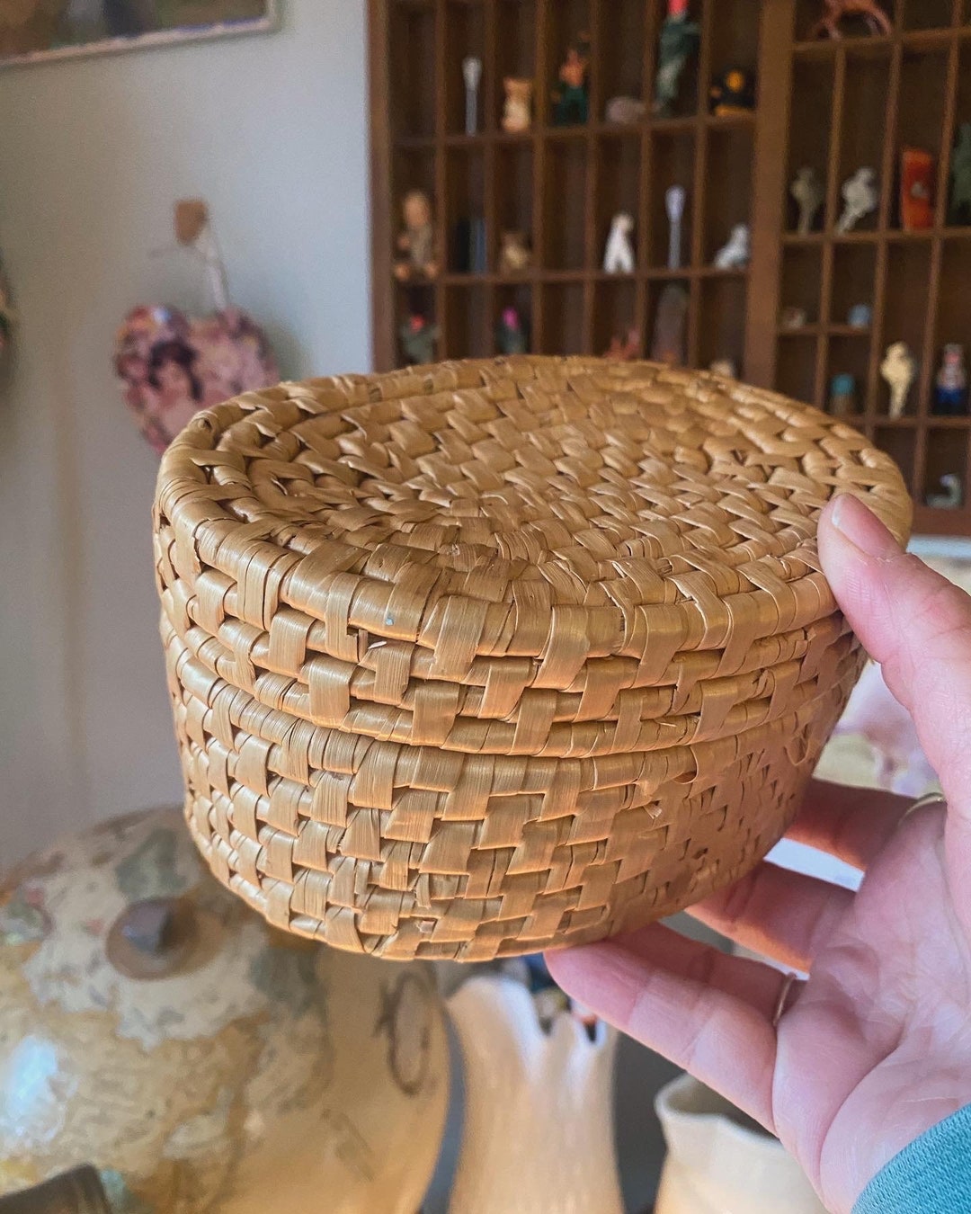 Woven Oval Box Cottagecore Country Farmhouse - Etsy