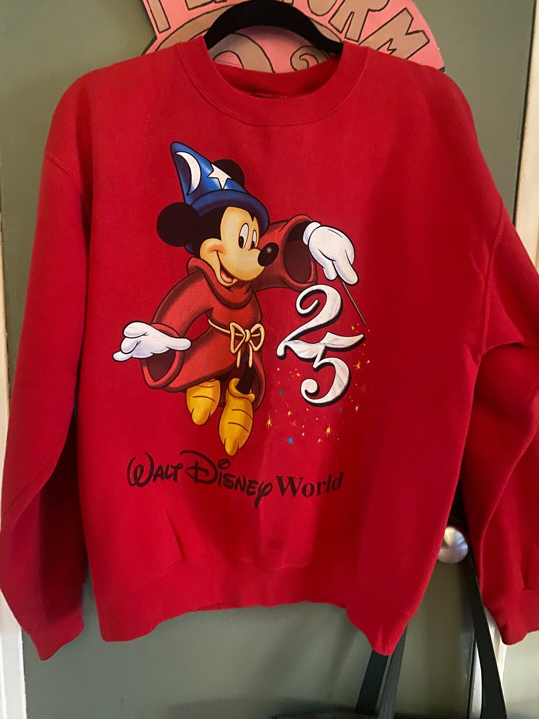 Vintage Disney World 25th Anniversary Crewneck Sweater - Etsy