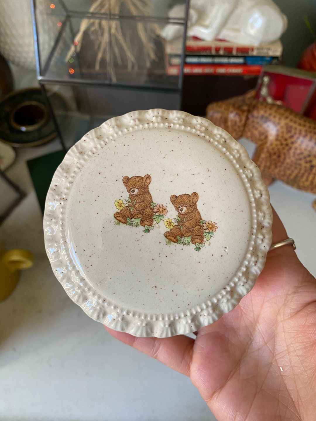 Vintage Handmade Teddy Bear Jewelry Box - Etsy