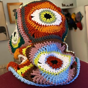 Handmade Crochet All Seeing Eye Balaclava Hood - Etsy
