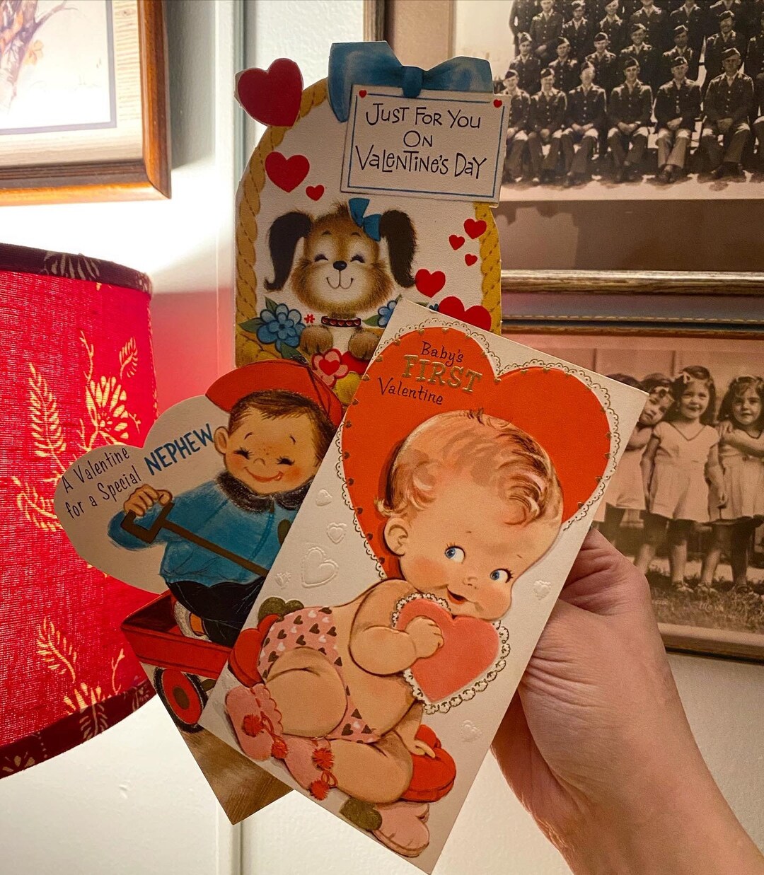 4 Vintage 1950's Valentines Day Cards Bundle - Etsy