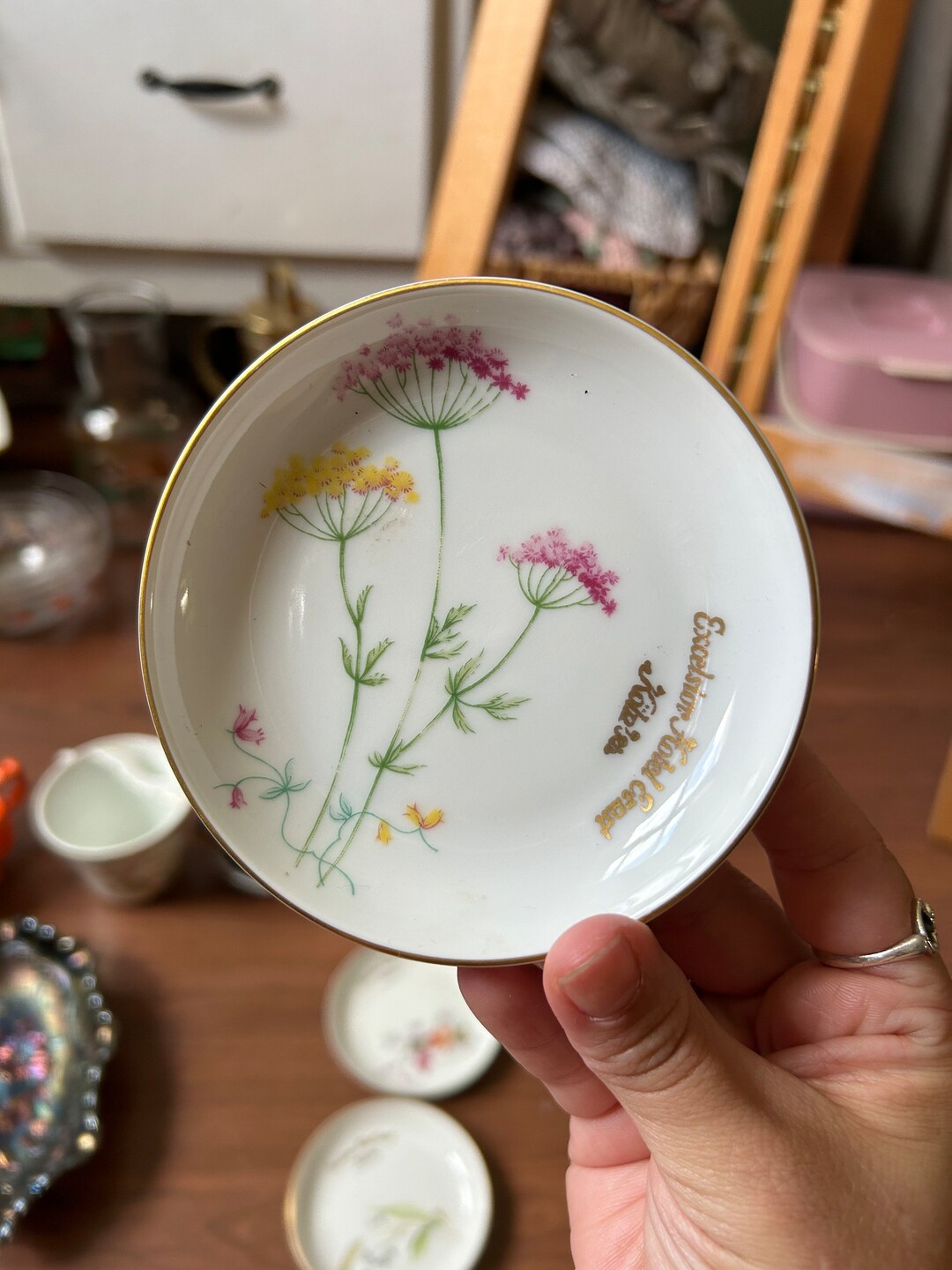 Bundle of 3 Delicate Plates - Etsy