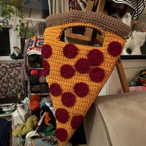 NYC Pizza Rat Crochet Bag - Etsy