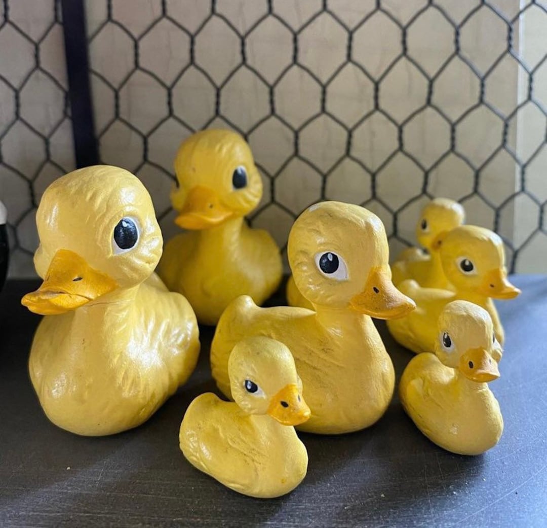 Family of Ceramic Ducks Vintage Cottagecore Country Farmhouse - Etsy