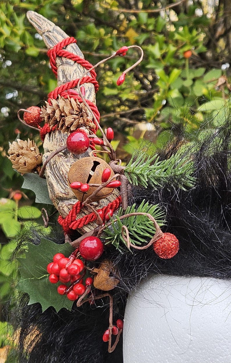 Krampus Horns Headdress Costume Cosplay Krampusnacht Dark Christmas ...