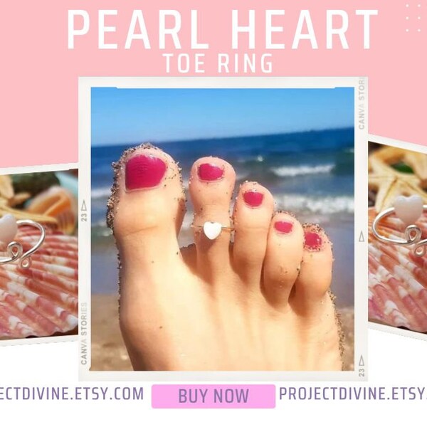 Pearl Toe Ring - Etsy