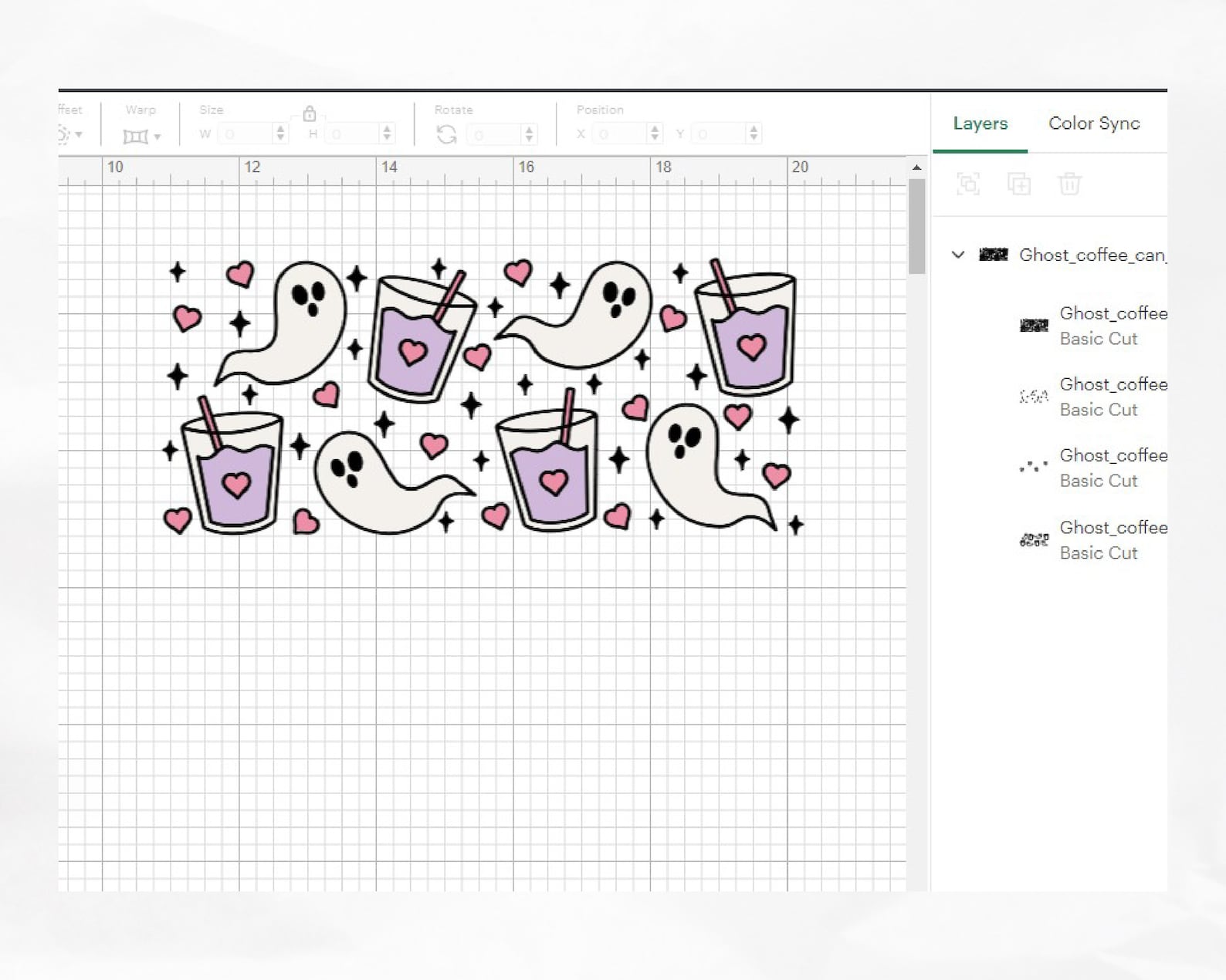 Funny Ghost Can Glass Wrap Svg, Halloween Coffee SVG, Spooky Ghost ...