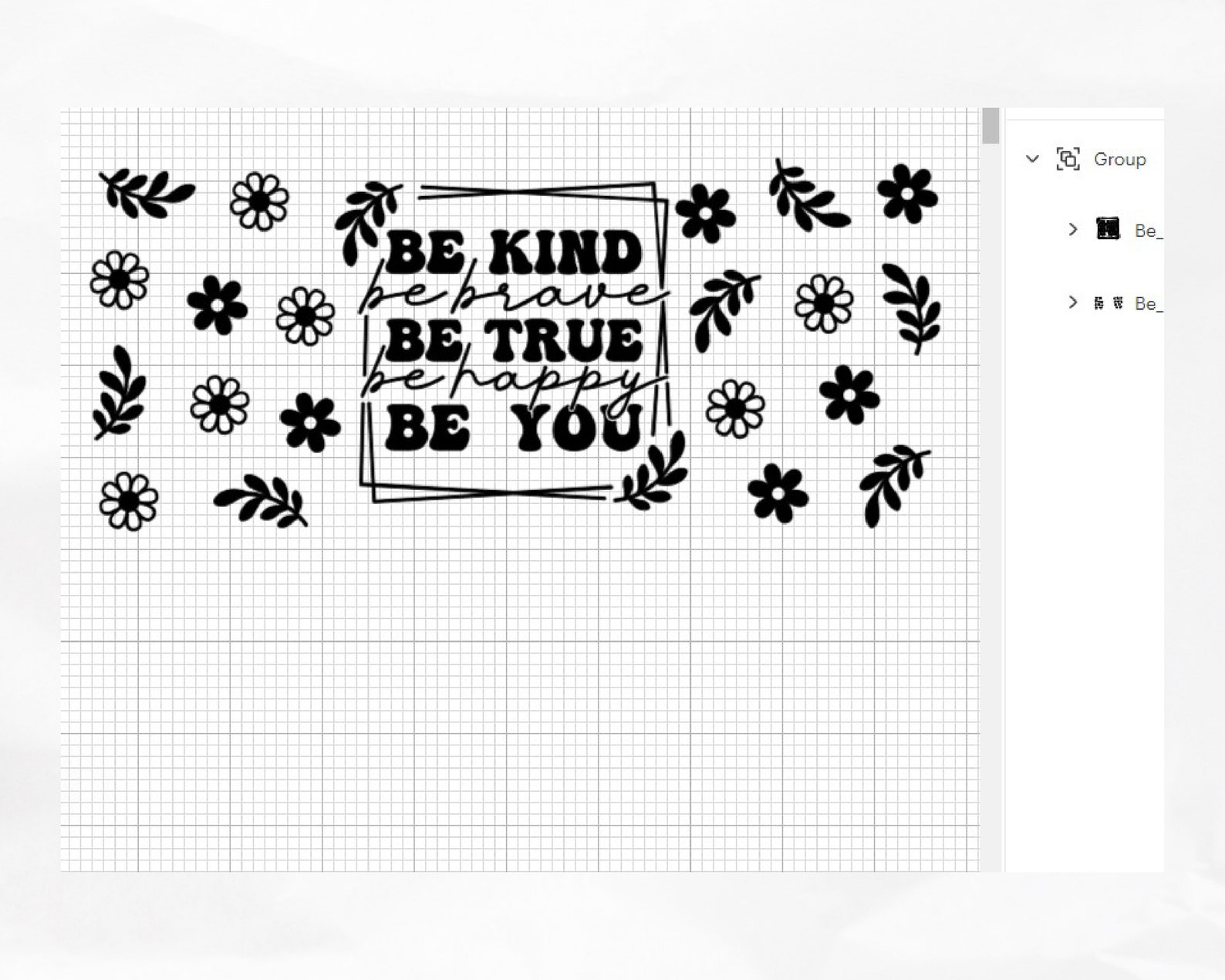 Be Kind Can Glass Wrap Svg, Be Kind Be True Be You SVG, Kindness Libbey ...