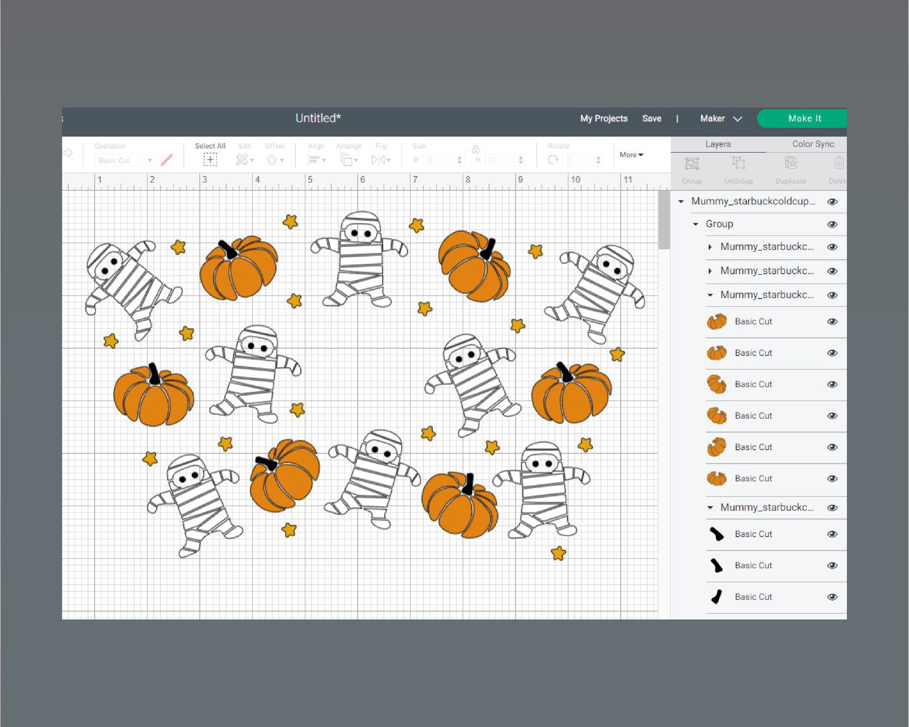 Mummy Halloween Full Wrap SVG Mummies Svg Venti Cold Cup 24 - Etsy