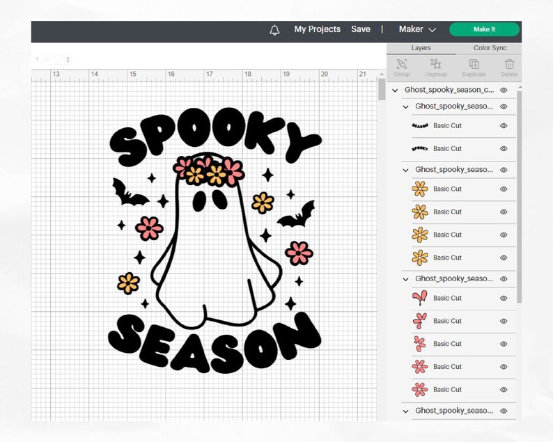 Spooky Season Can Glass Wrap SVG, Halloween Ghost Libbey Glass, 16oz ...