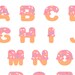Donut Letters, SVG, Donut Alphabet Svg, Donut, Clip Art, Cute, Alphabet ...