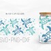 Sea Turtle Can Glass Wrap Svg, Ocean Life Libbey Glass, 16oz Can Wrap ...