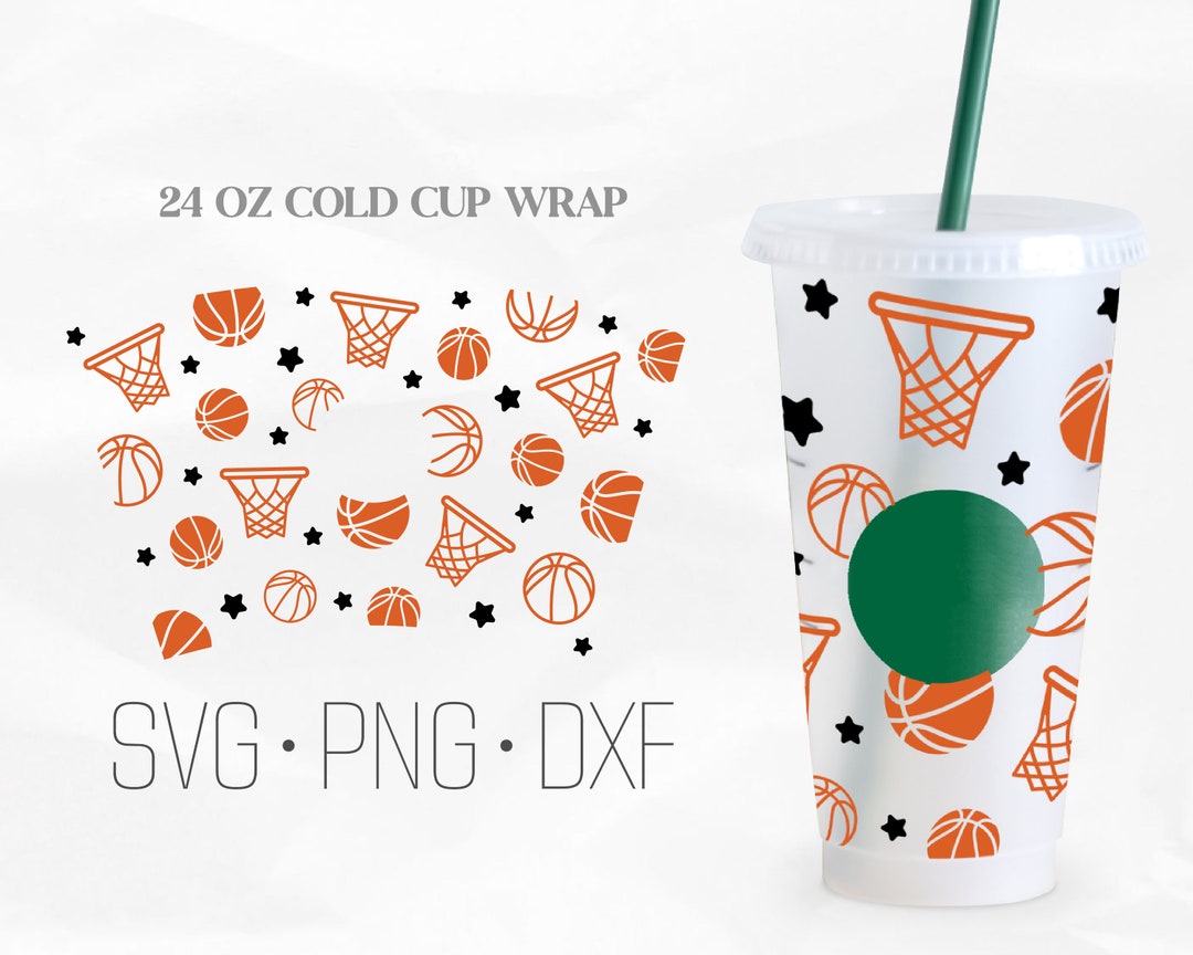 Basketball Full Wrap Svg, Basketball Wrap Svg, Sport Svg, Venti Cold ...
