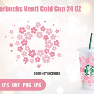 Sakura Full Wrap Svg Cherry Blossom Svg Spring Floral Svg - Etsy