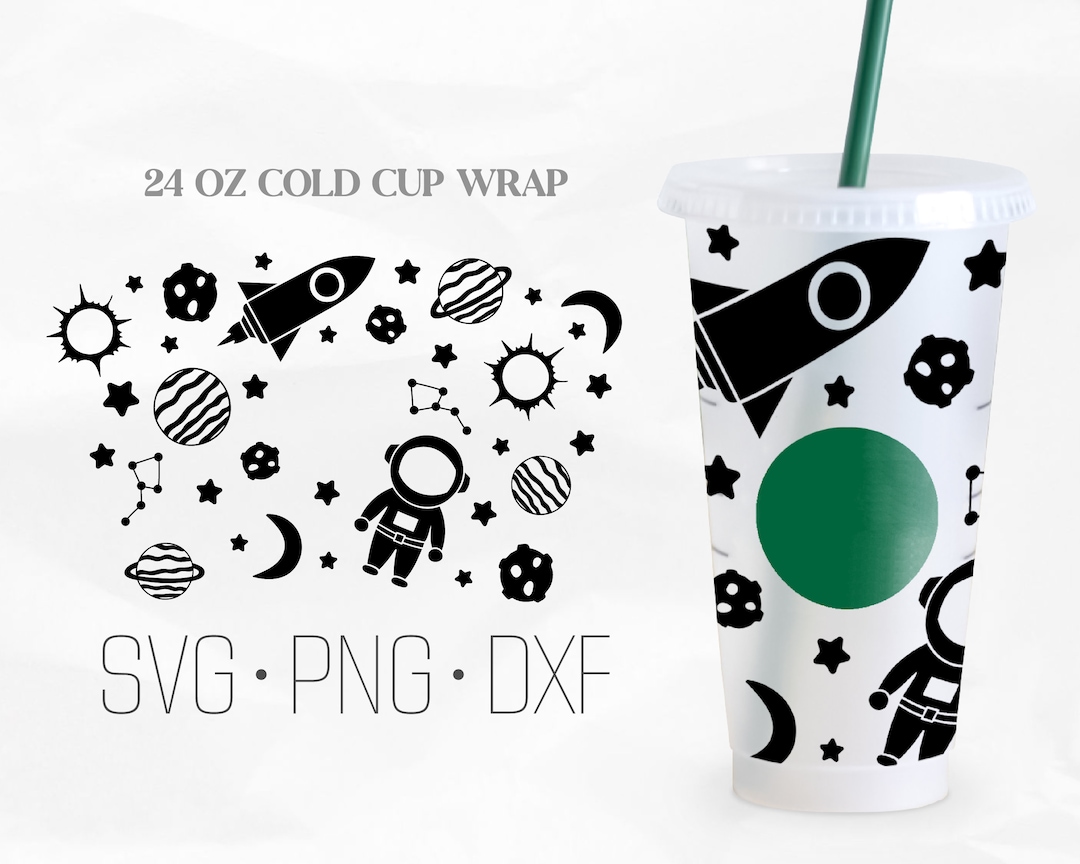 Galaxy Full Wrap Svg, Space Galaxy Svg, Venti Cold Cup SVG, Svg, Png ...