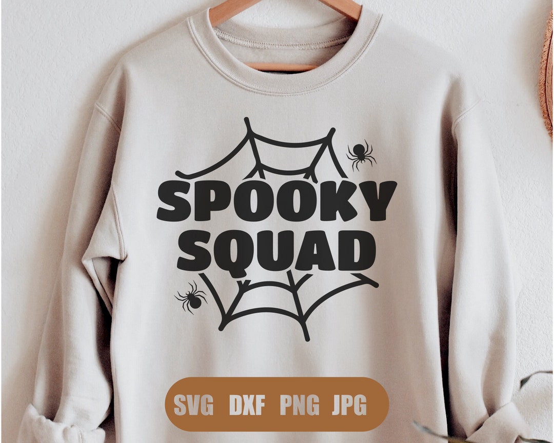 Spooky Squad Svg, Halloween Svg, Halloween Quotes Svg, Halloween Shirt ...