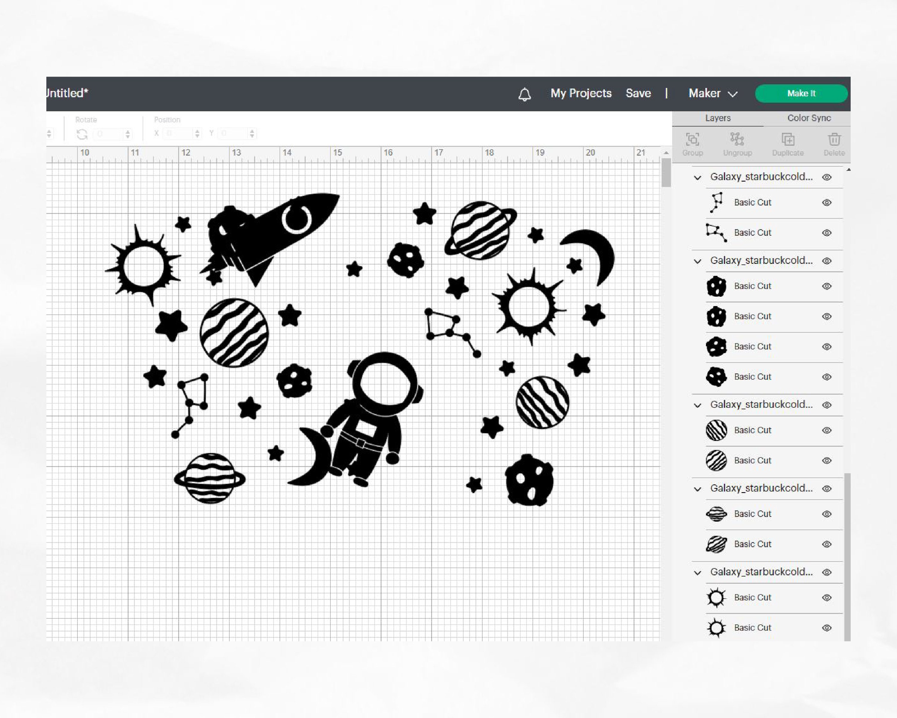 Galaxy Full Wrap Svg, Space Galaxy Svg, Venti Cold Cup SVG, Svg, Png ...