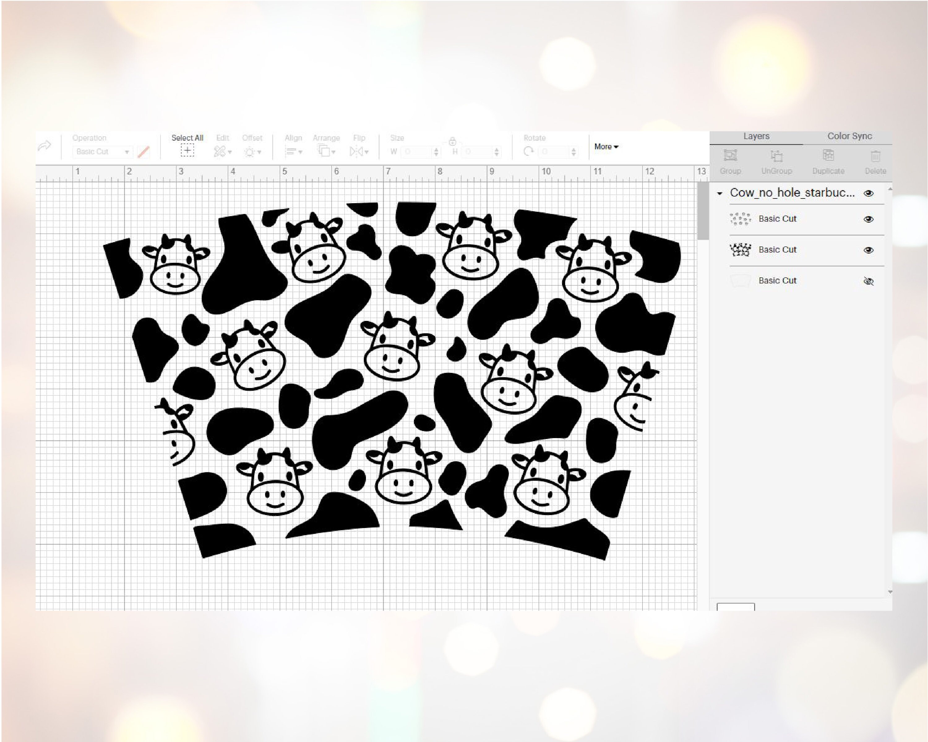 Cow Full Wrap Cup Cow Print Svg Cow Head Svg Animal Print - Etsy