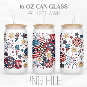 Retro America Can Wrap Png, USA Flag Png, Patriotic Png, 4th of July ...