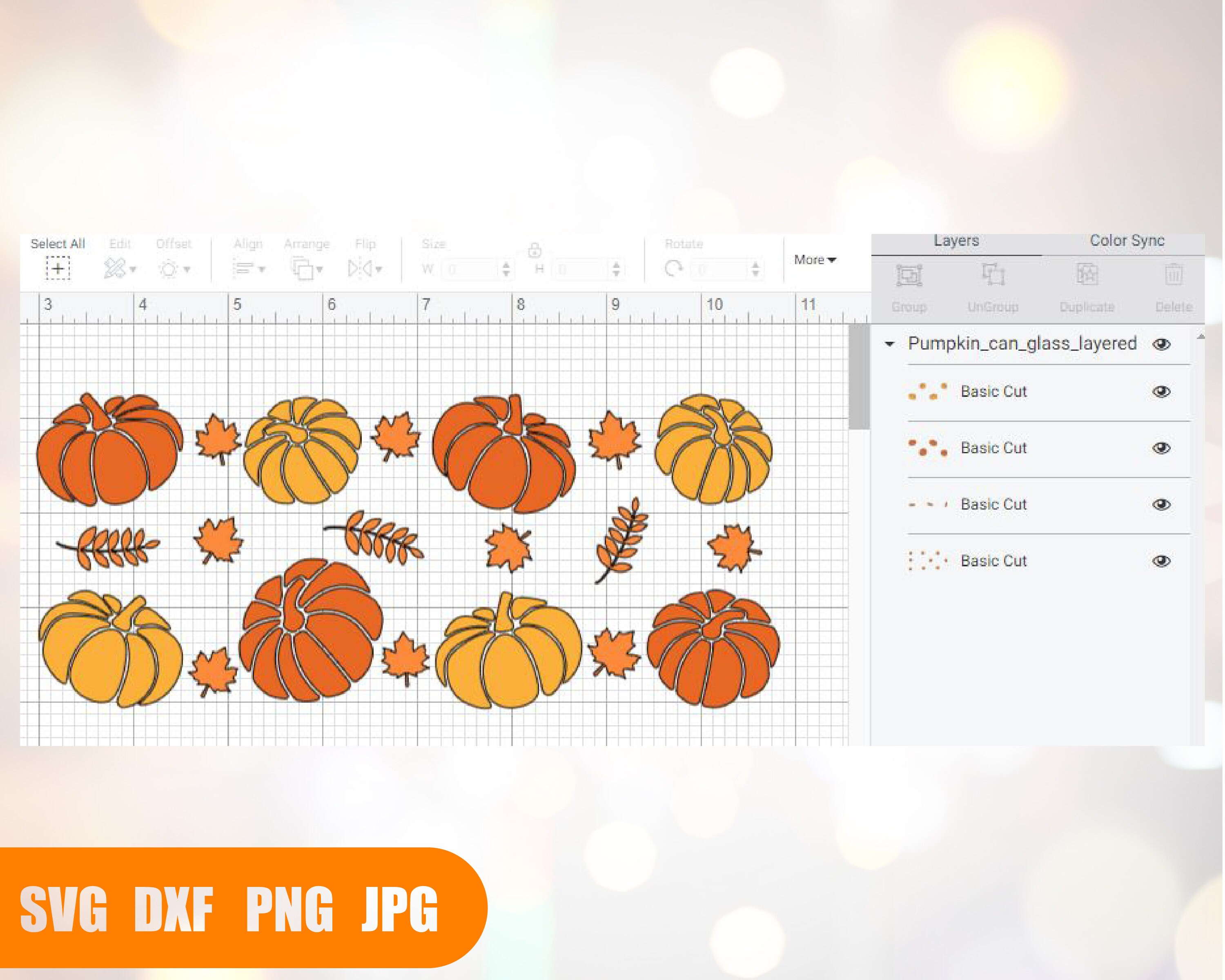 Pumpkin Can Glass Wrap SVG Halloween Can Glass Svg 16oz - Etsy