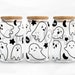 Cute Ghost Can Glass Wrap SVG, Can Glass Svg, 16oz Libbey Wrap Svg, Svg ...