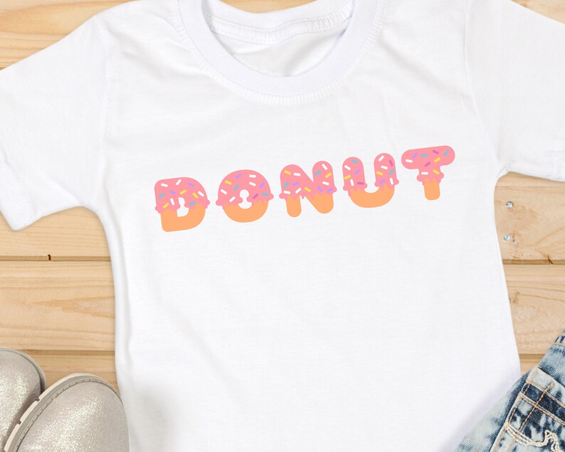 Donut Letters SVG Donut Alphabet Svg Donut Clip Art Cute | Etsy