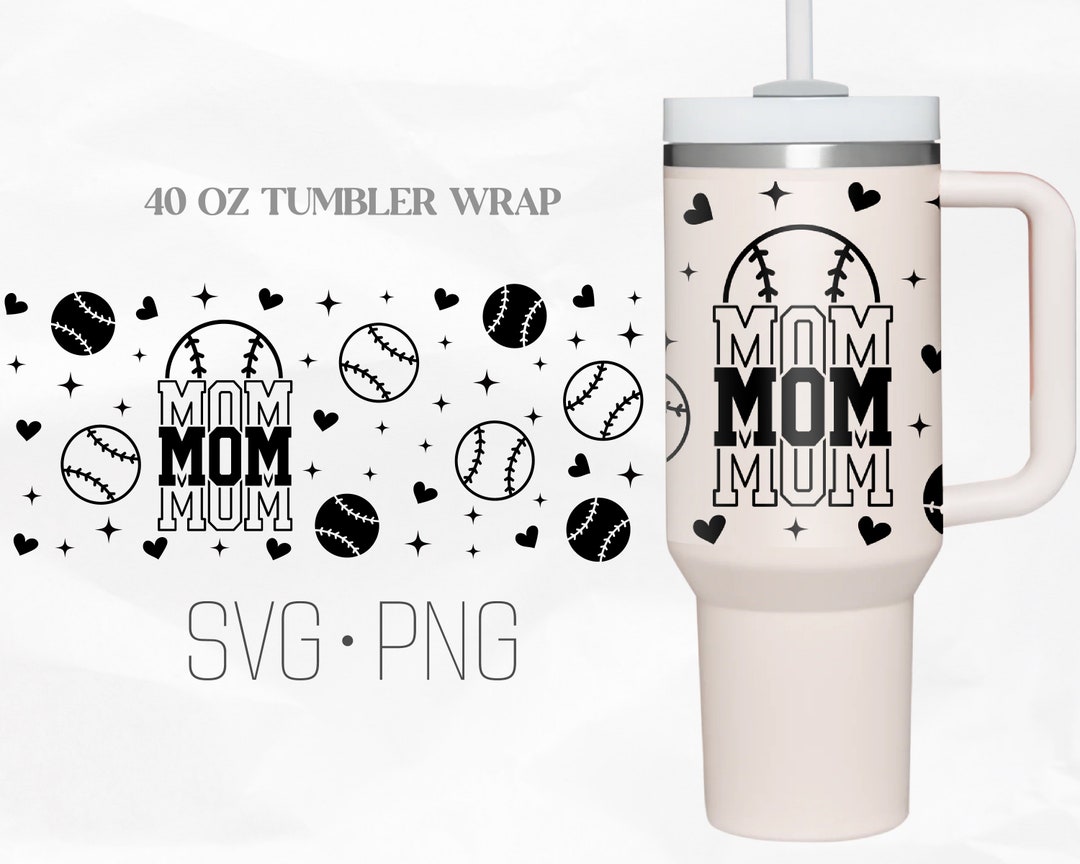 Baseball Mom Tumbler Wrap Svg, Baseball Mama Svg, Sport Mom Svg, Gift ...