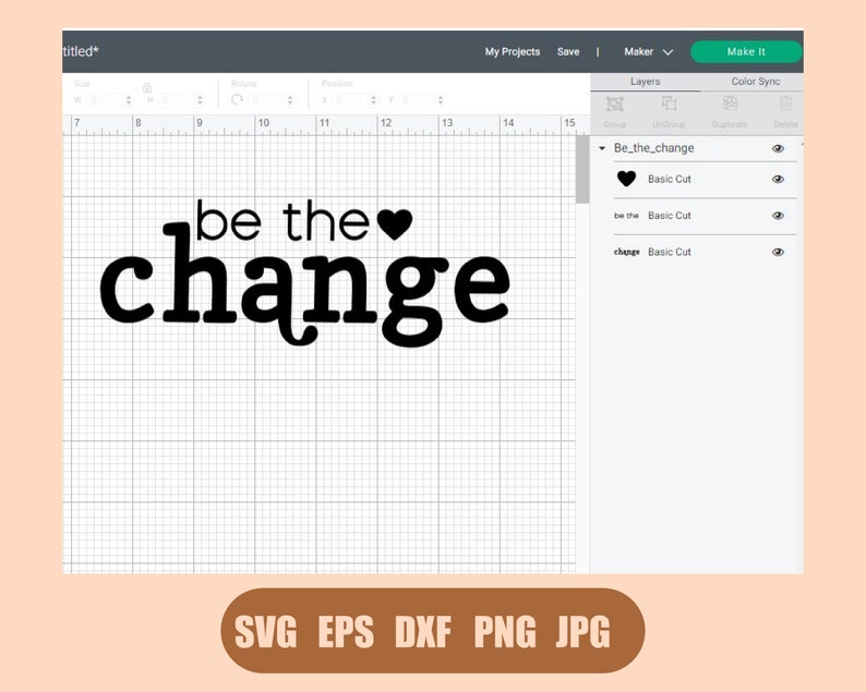 Be the Change Svg Inspiration Svg Positive Quote Svg Svg - Etsy