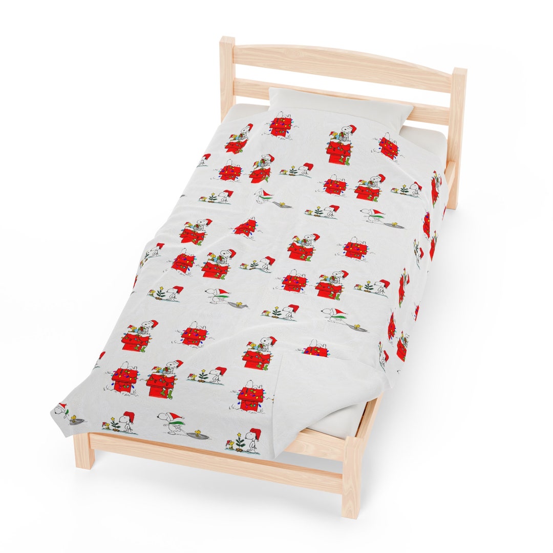 Snoopy and A Charlie Brown Christmas Winter Velveteen Plush - Etsy