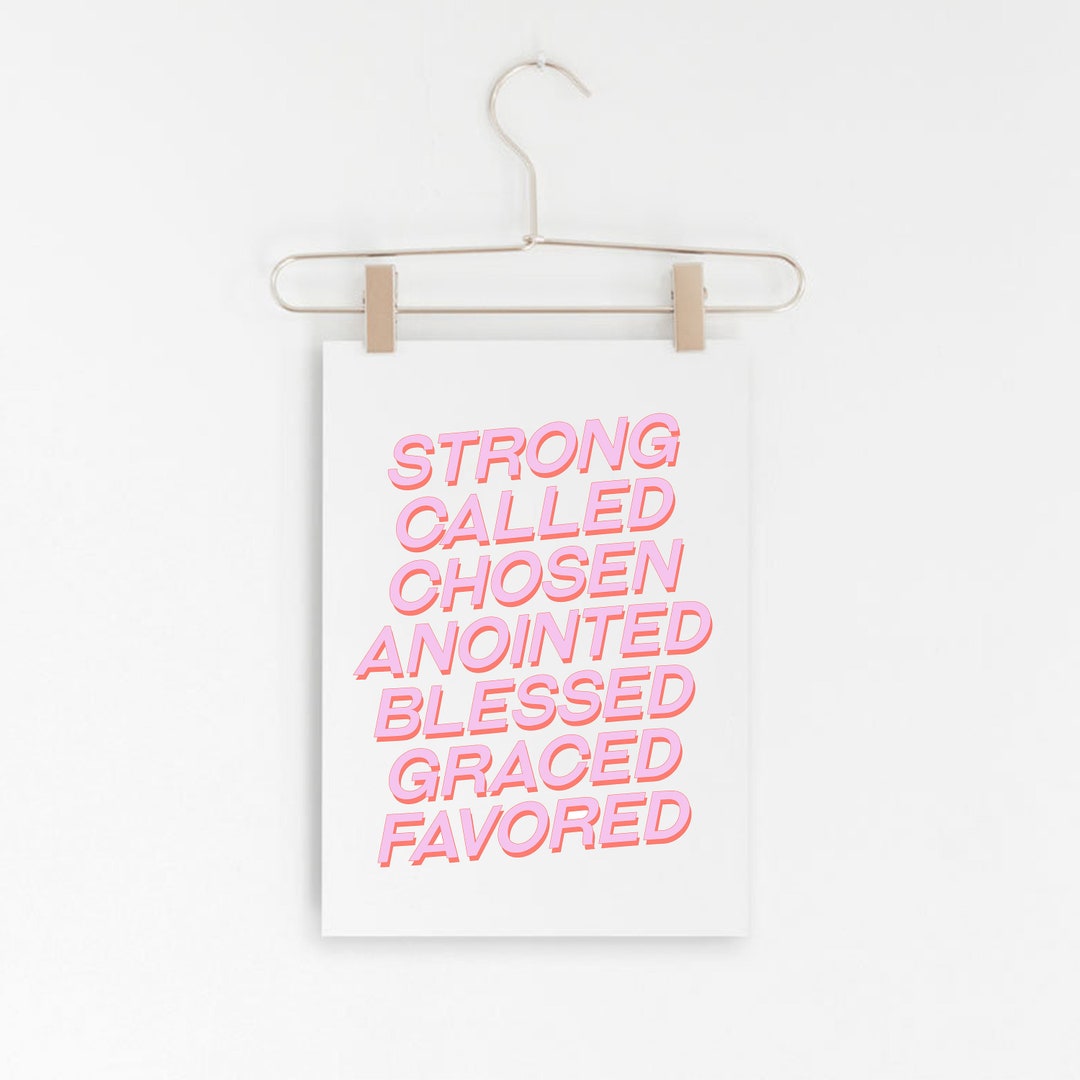 I AM Quotes 8x10 Printable Artwork Girl Power Art Print - Etsy