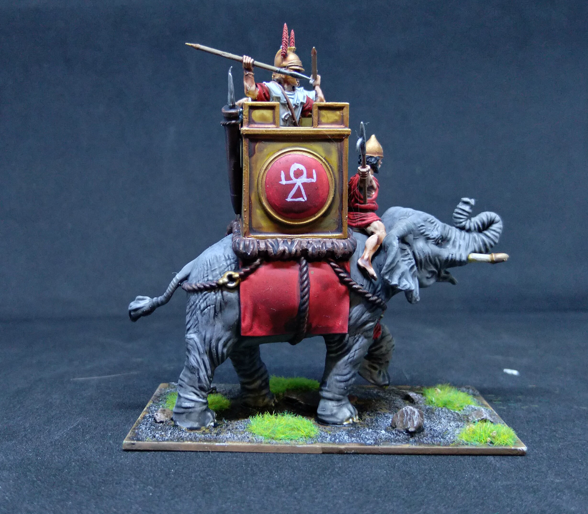 African War Elephants Playng Miniatures Warrior Miniature Wargame ...