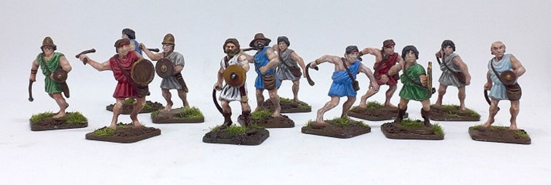 Greek Slinger Wargame Historical Miniature Miniature 28 Mm - Etsy