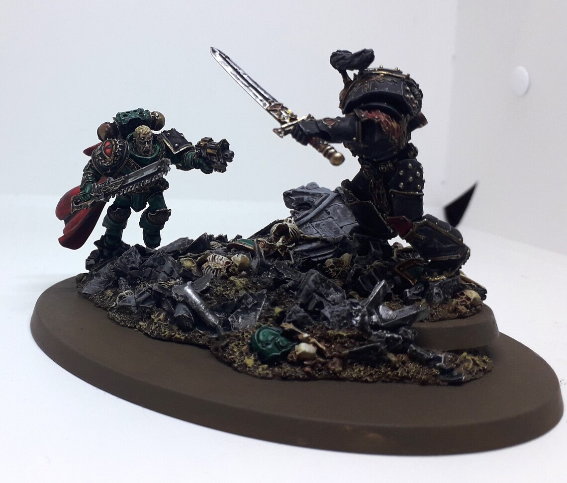 Abaddon and Loken Wargaming 28mm Warrior Miniature 40k 30k - Etsy