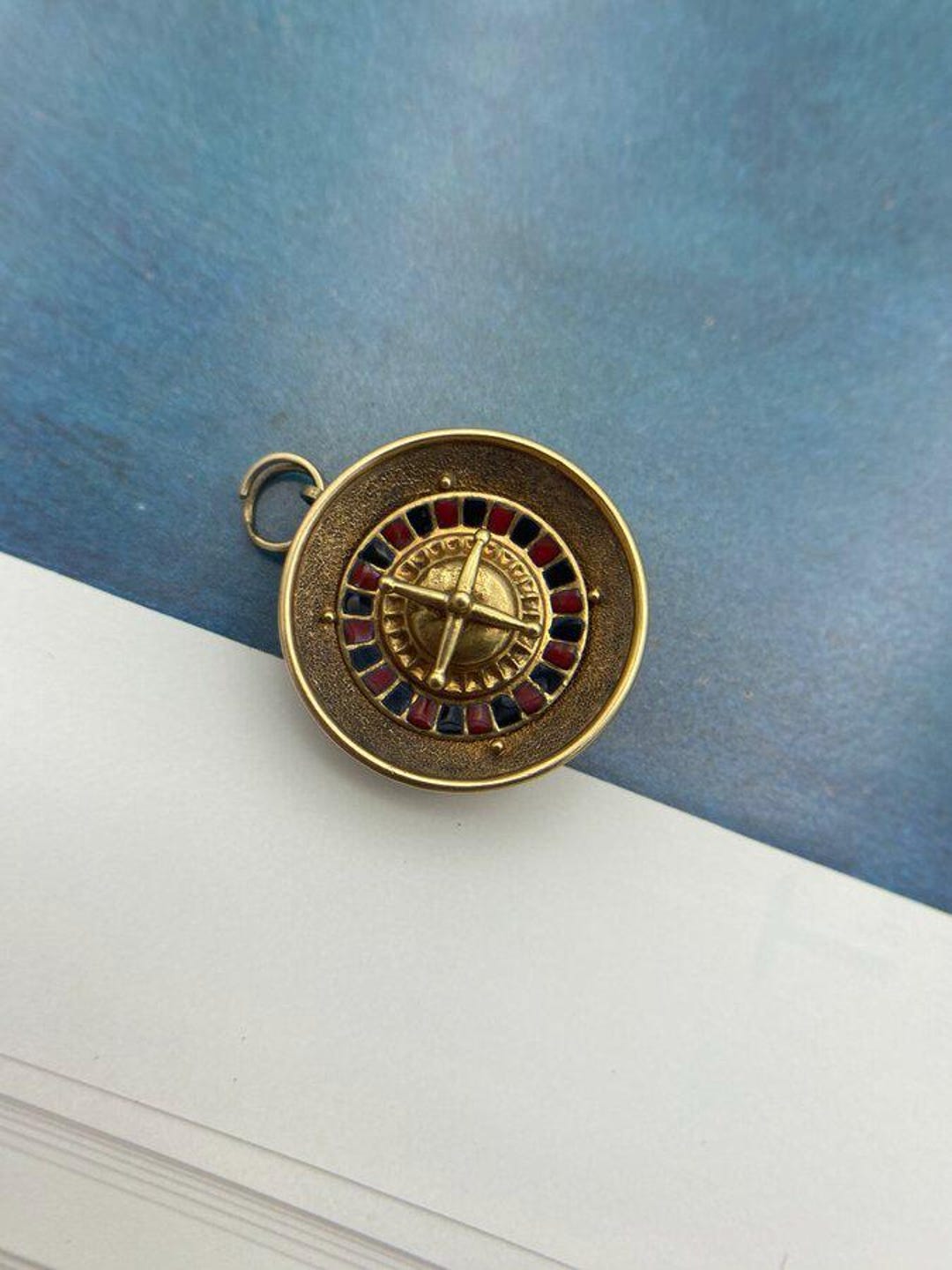 Kinetic 18k Gold Vintage Mid Century C.1950s Roulette Wheel Casino ...