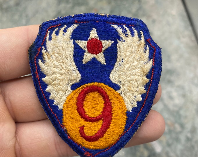WWII British Made USAAF 9th Air Force Patch - Etsy