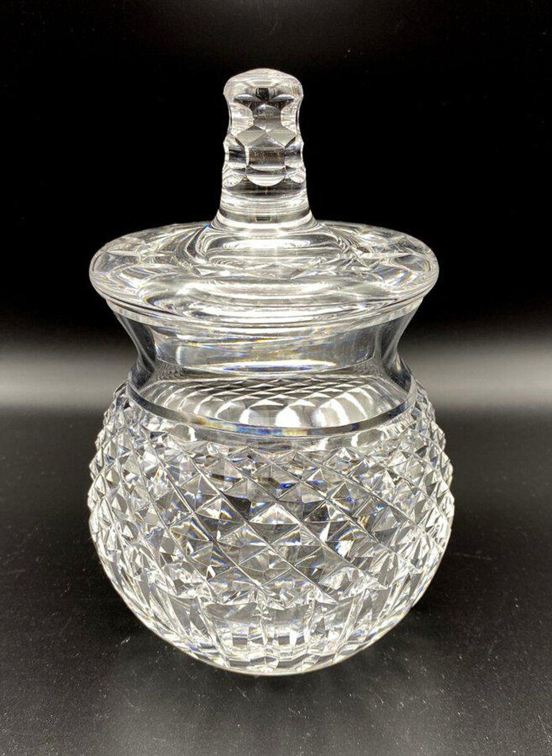 Waterford Candy Dish W/stemmed Lid - Etsy