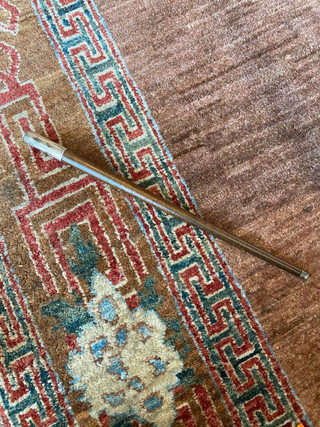 Antique "reed and Barton" Sterling Silver Capped Walnut "for Your Life ...