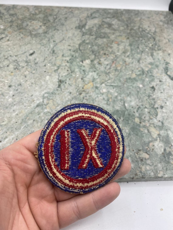 WW2 Army IX 9th Corps Patch - Gem